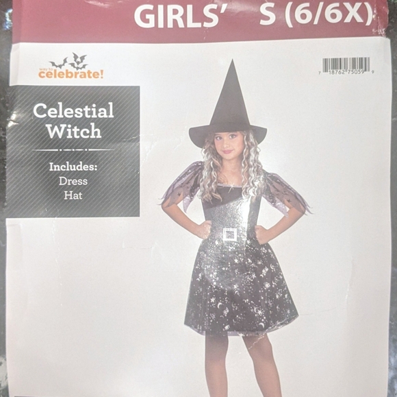 Costumes | Celestial Witch Costume For Kids Black | Poshmark
